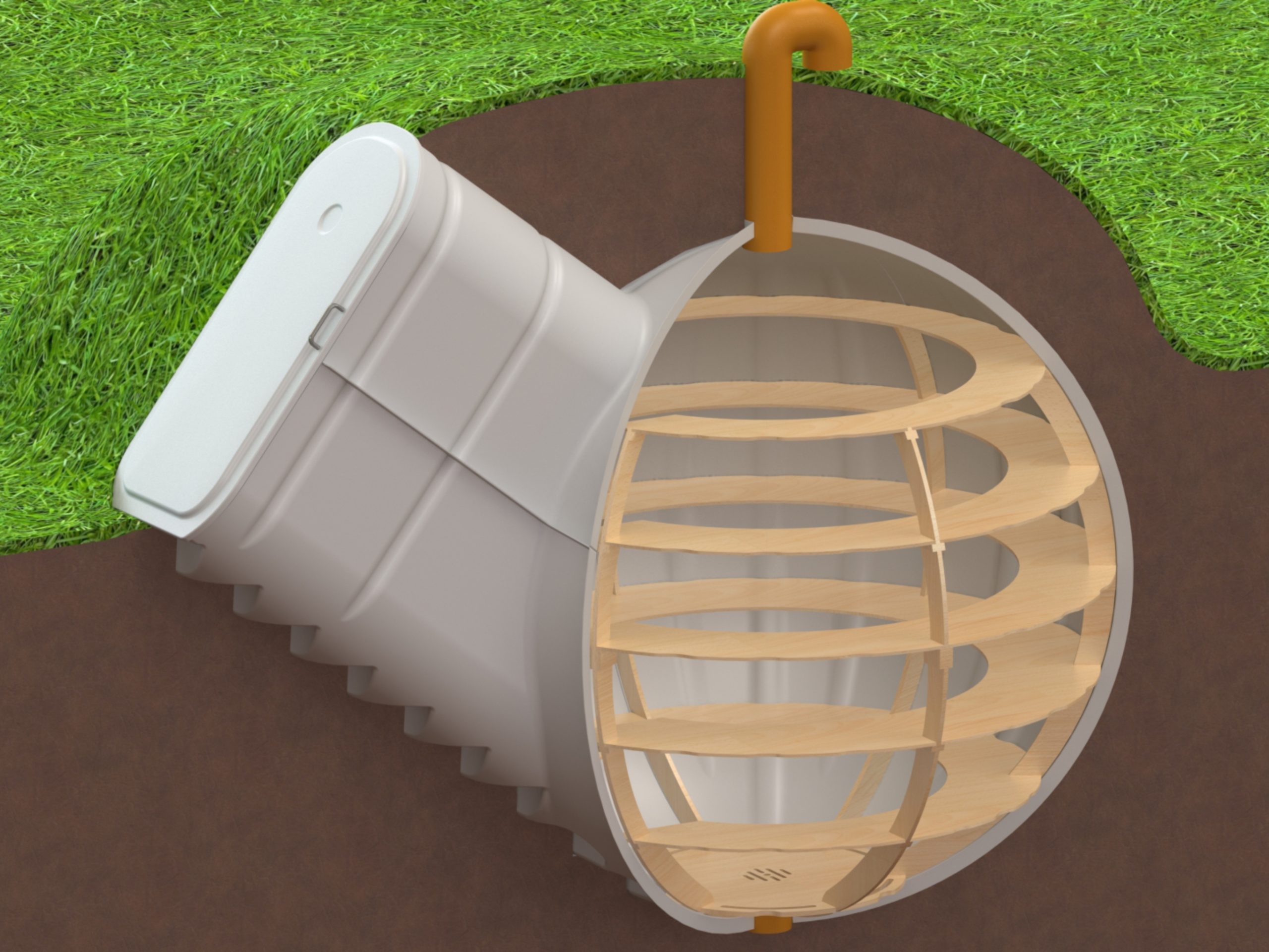 Beciul modular subteran - 1st Criber